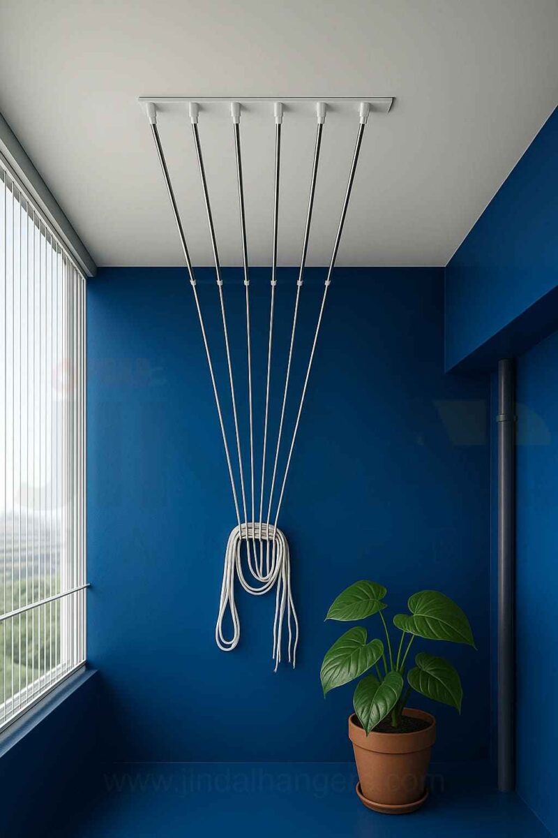 JINDAL HANGERS | Premium Ceiling Cloth Hanger | Stainless Steel Drying Rack